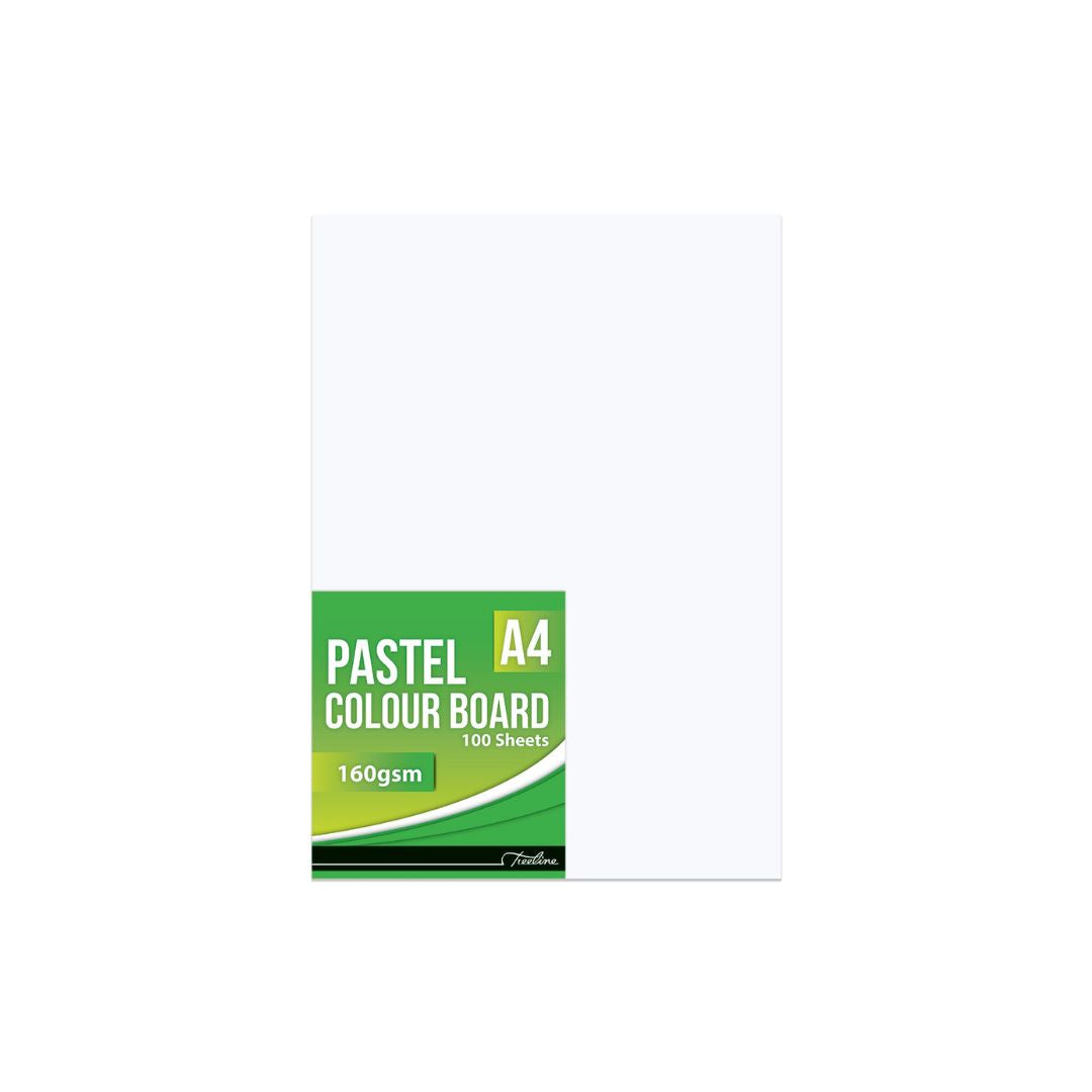 TREELINE A4 Project Board Paper White 160gsm 100's – TradInno