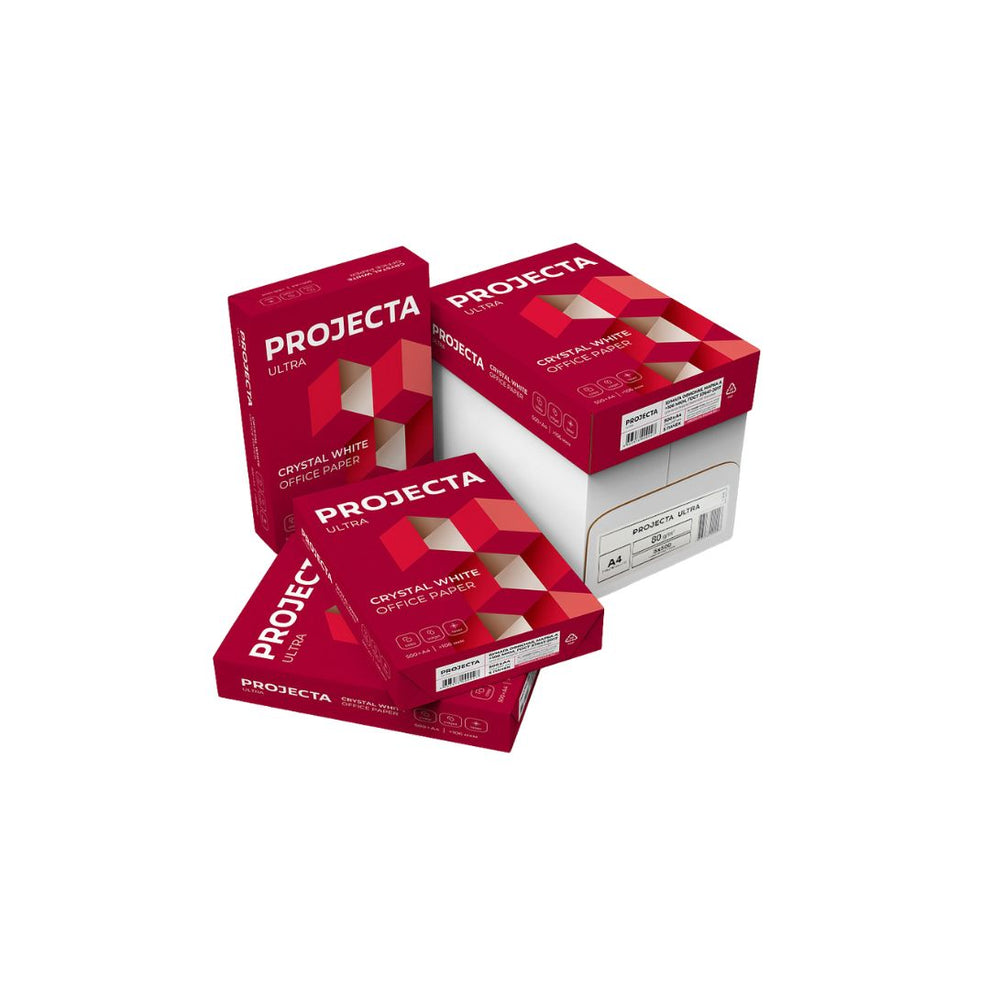 A4 Projecta White Paper 80gsm box of 5 reams – TradInno
